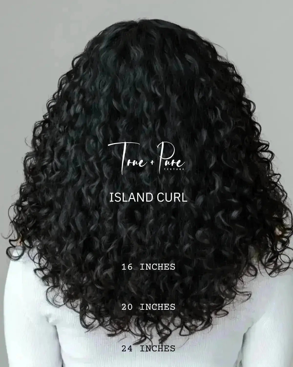 Weft/Bundle Island Curl Natural Human Hair Extensions – True and Pure ...