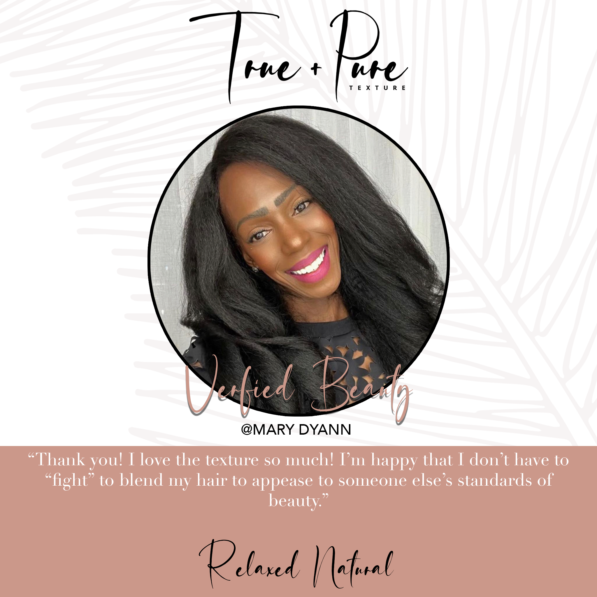 True and Pure Texture - Premium Natural Hair Extensions