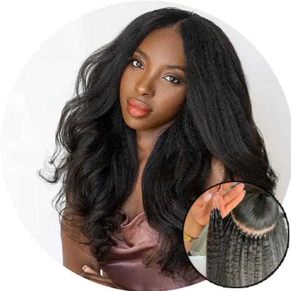 TruTip™ (I-Tip) Relaxed Natural Micro Loop Hair Extensions Order Now ...